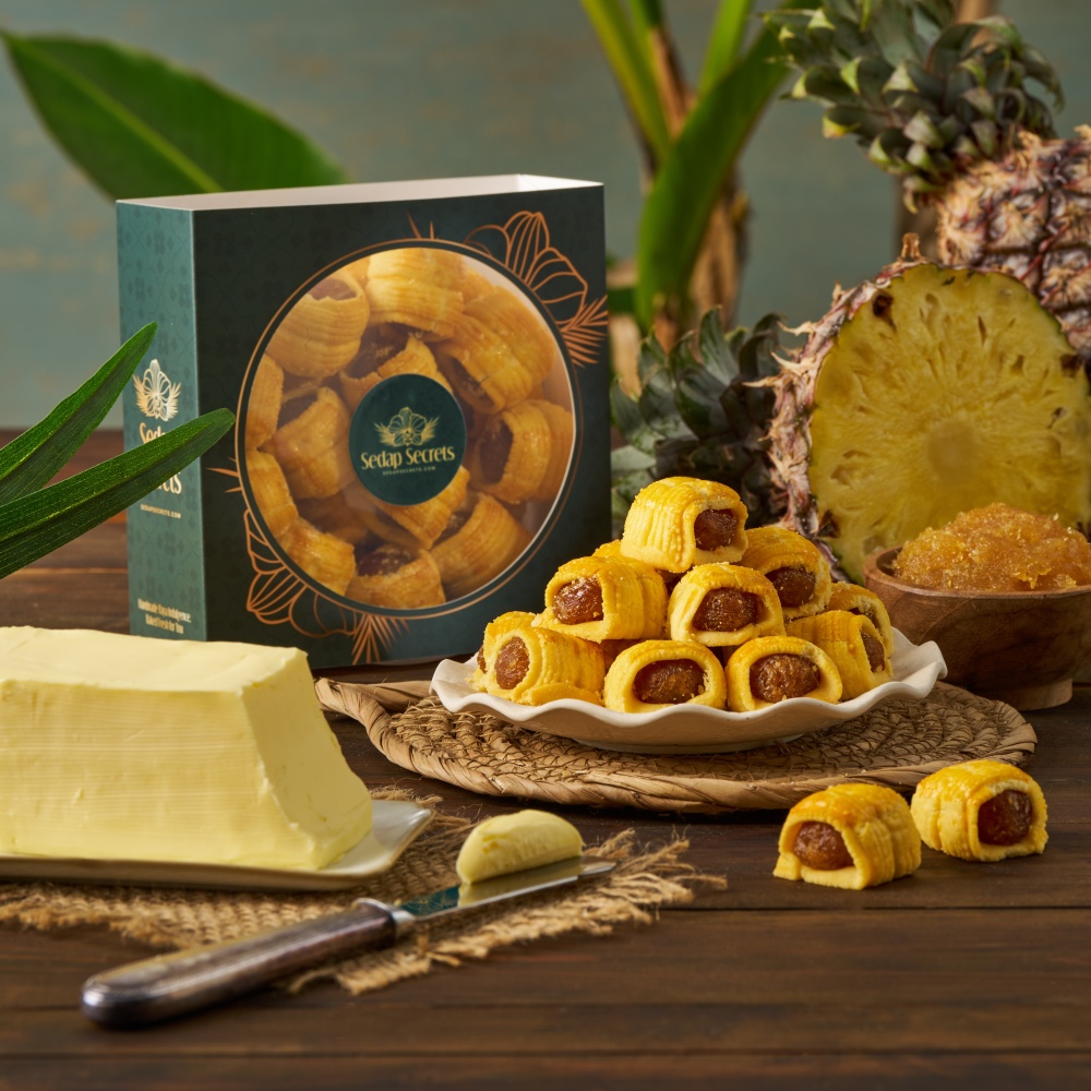 French Butter Nastar Pineapple Roll | Kuih Raya Singapore